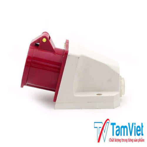 Ổ Cắm Công Nghiệp Gắn Tường 3 Pha 16a 4 Chấu Cố định Giá Tốt