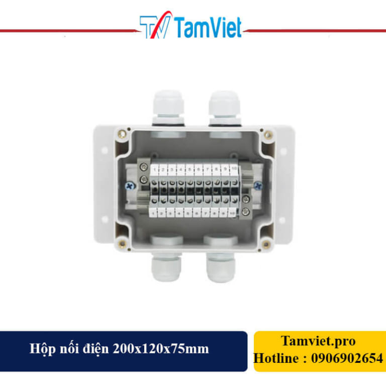Hộp nối dây điện 158x90x60mm
